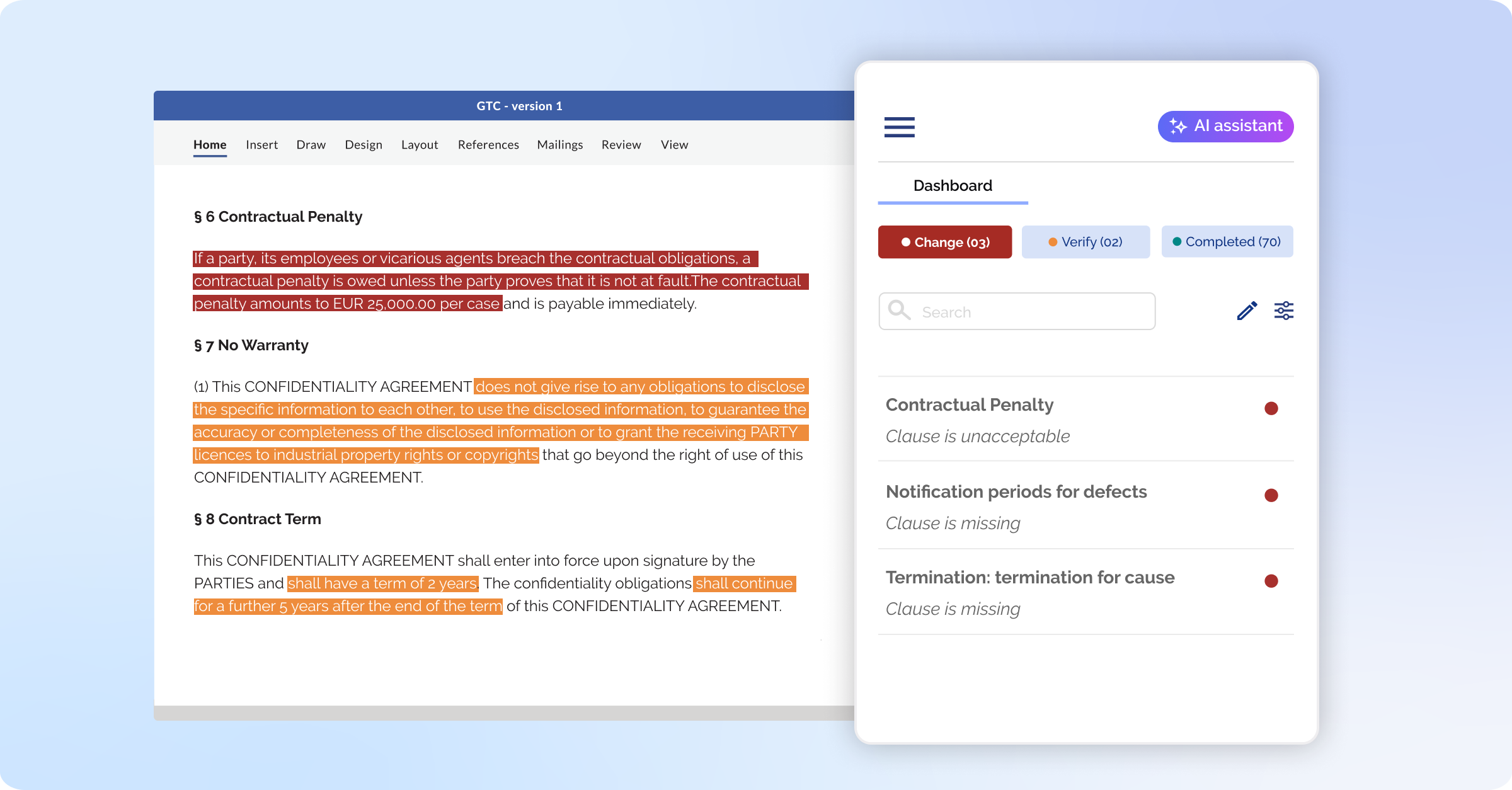 Automated Contract Review with Artificial Intelligence | Legartis
