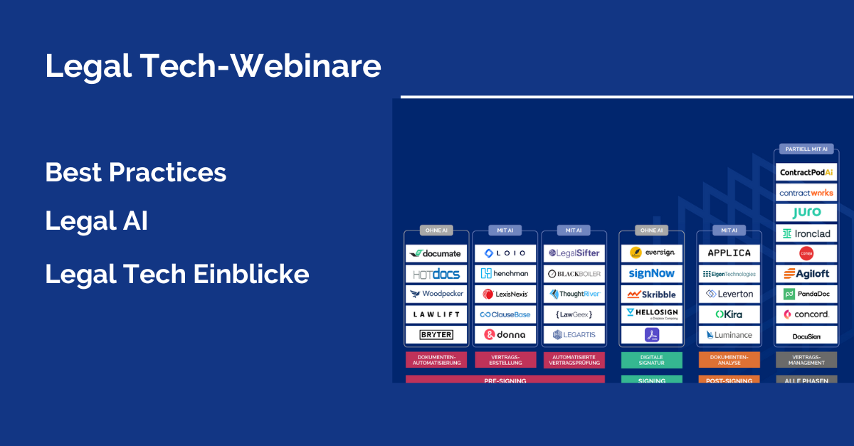 Legal Tech webinars | Legartis